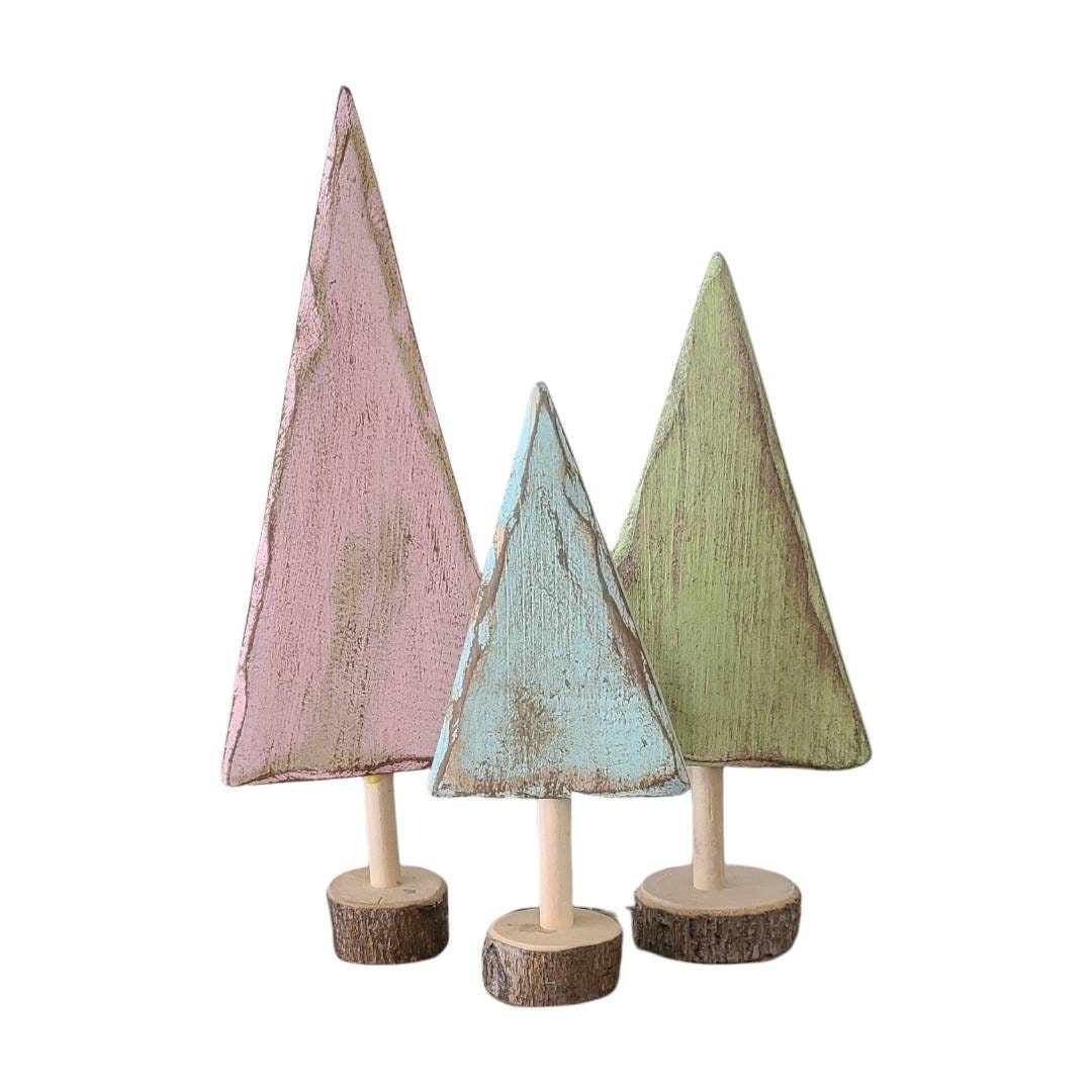 Wooden Triangle Tree's - Etsy