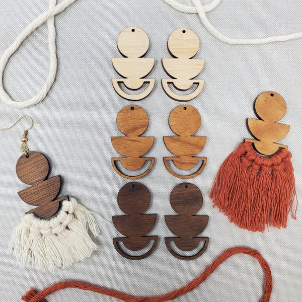 Macrame Earrings - Etsy