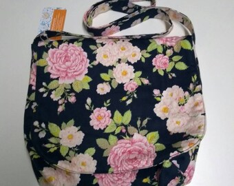 Fabric Messenger Bag - Etsy