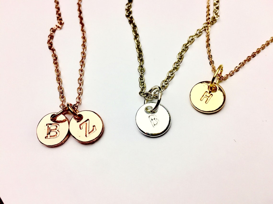 Initials Necklace for Women - Personalised Valentines Day Day Gift ...