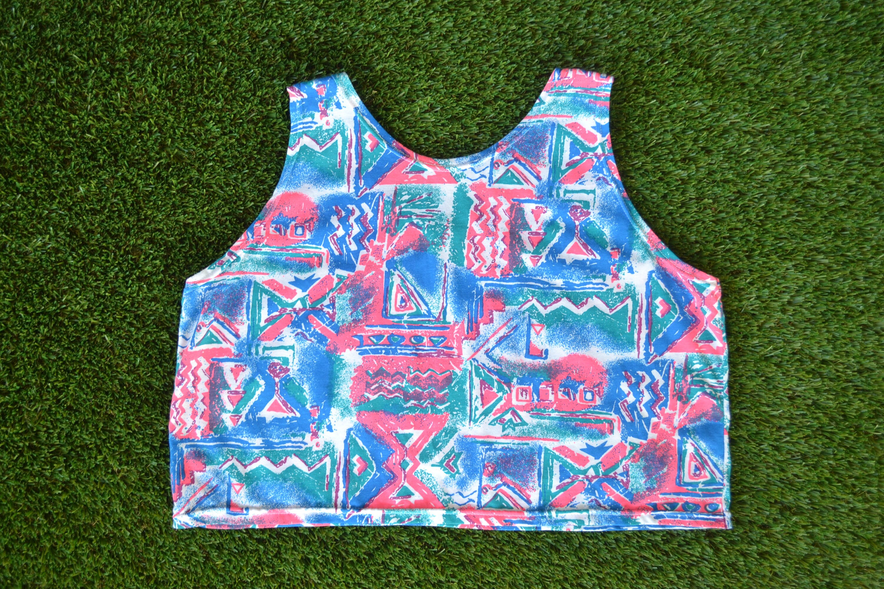 Vintage 80s Neon Active Wear. 80s Fluro Sports Tee, 80s Neon Exercise ...