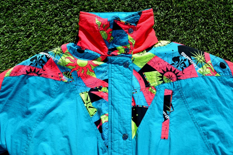 Vintage 80s Fluro Neon Ski Suit Jacket Vintage Snow Suit - Etsy Australia