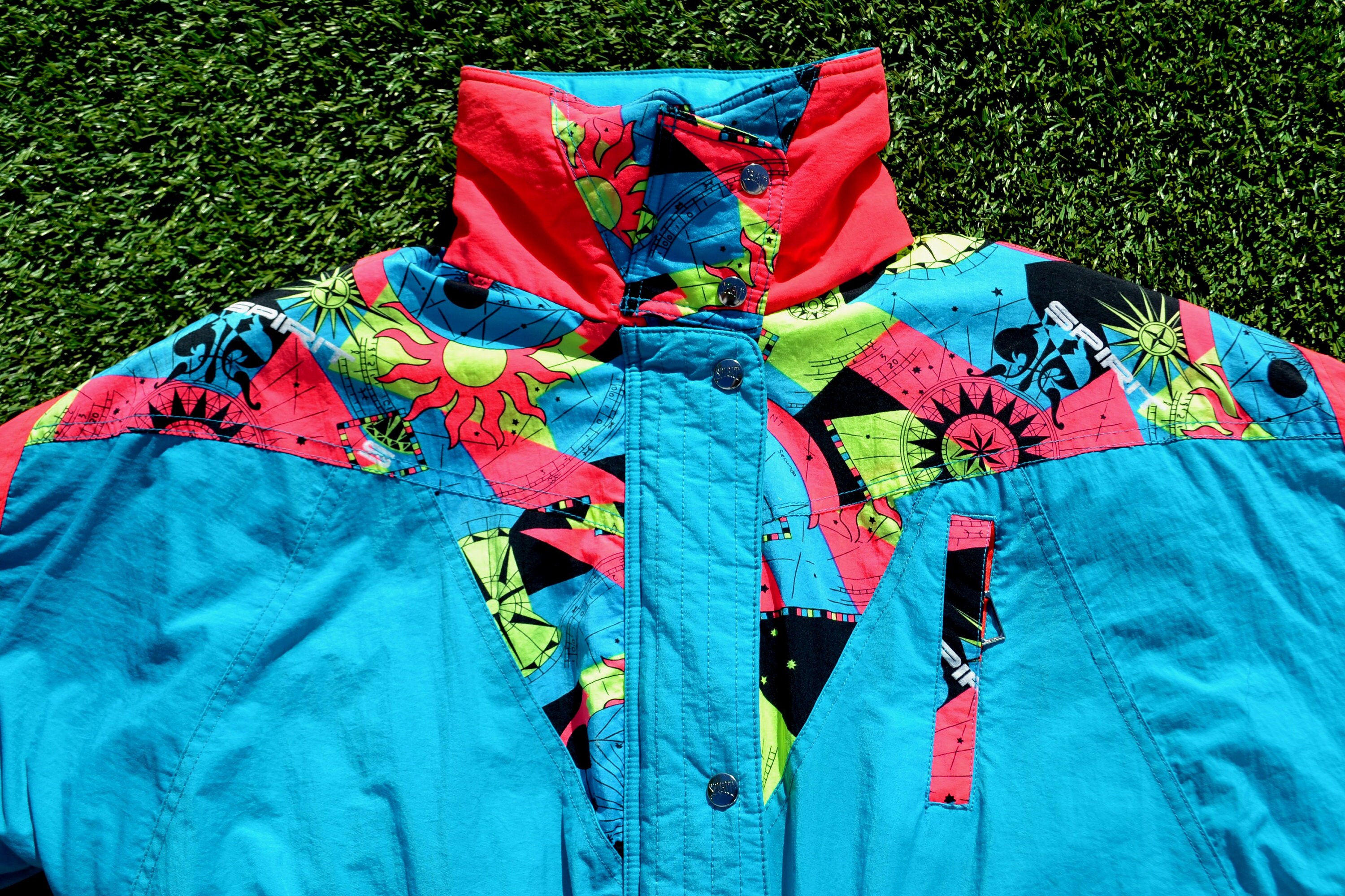 Vintage 80s Fluro Neon Ski Suit Jacket Vintage Snow Suit - Etsy Australia