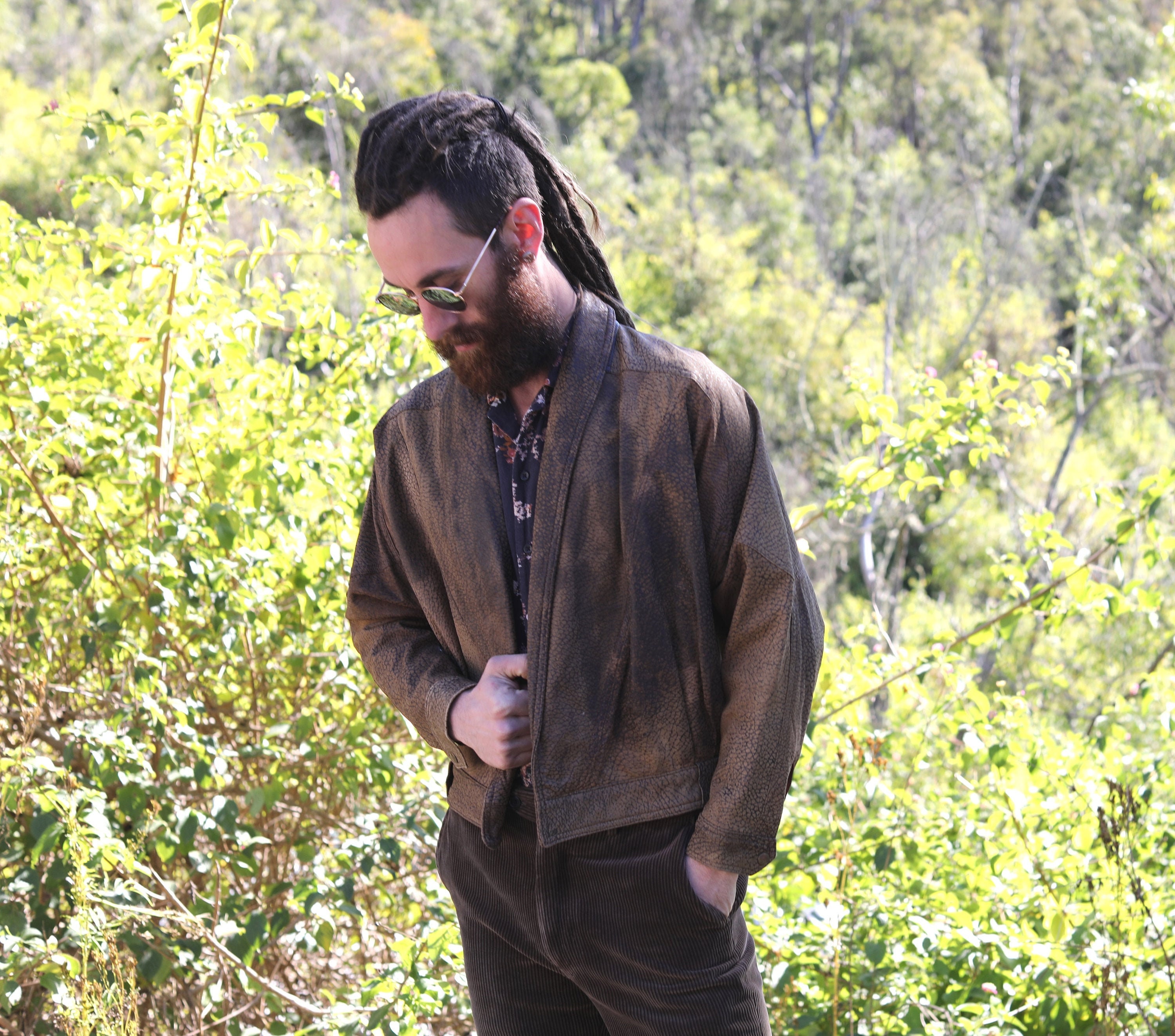 Vintage 80s Brown Leather Jacket, Kel Knight Jacket, Vintage 80s Acid ...