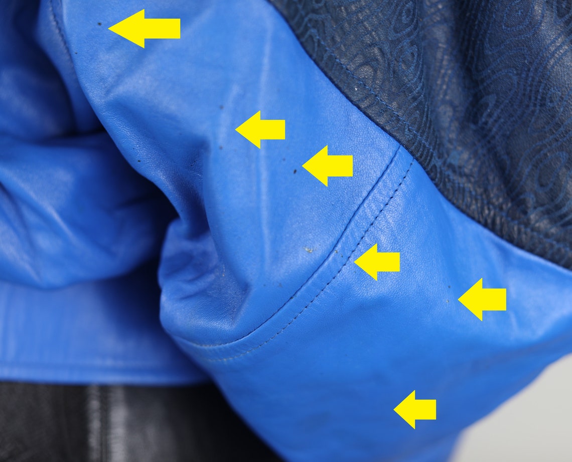 Vintage 80s Leather Batwing Jacket, Size 10 Womens, 80s Batwing Jacket ...