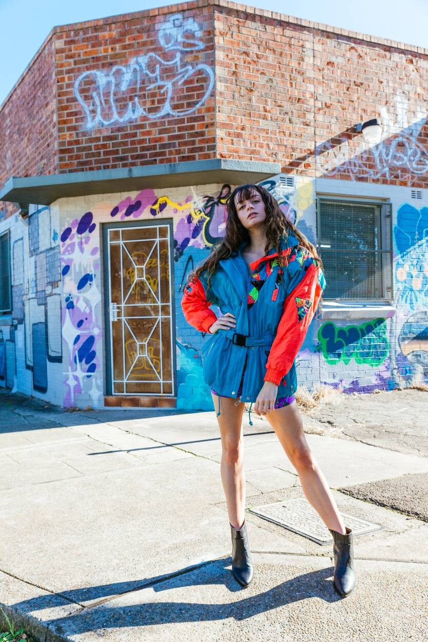 Vintage 80s Fluro Neon Ski Suit Jacket, Vintage Snow Suit Jacket, 80's ...