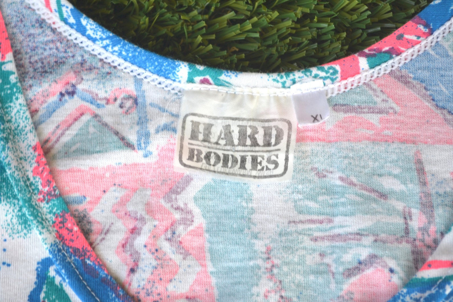 Vintage 80s Neon Active Wear. 80s Fluro Sports Tee, 80s Neon Exercise ...