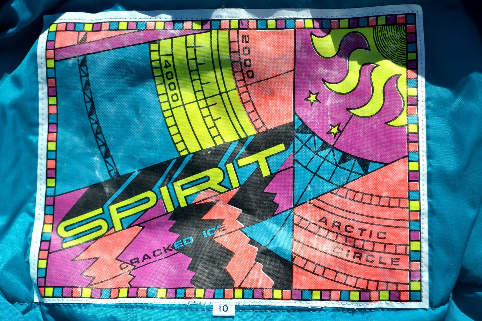 Vintage 80s Fluro Neon Ski Suit Jacket, Vintage Snow Suit Jacket, 80's ...