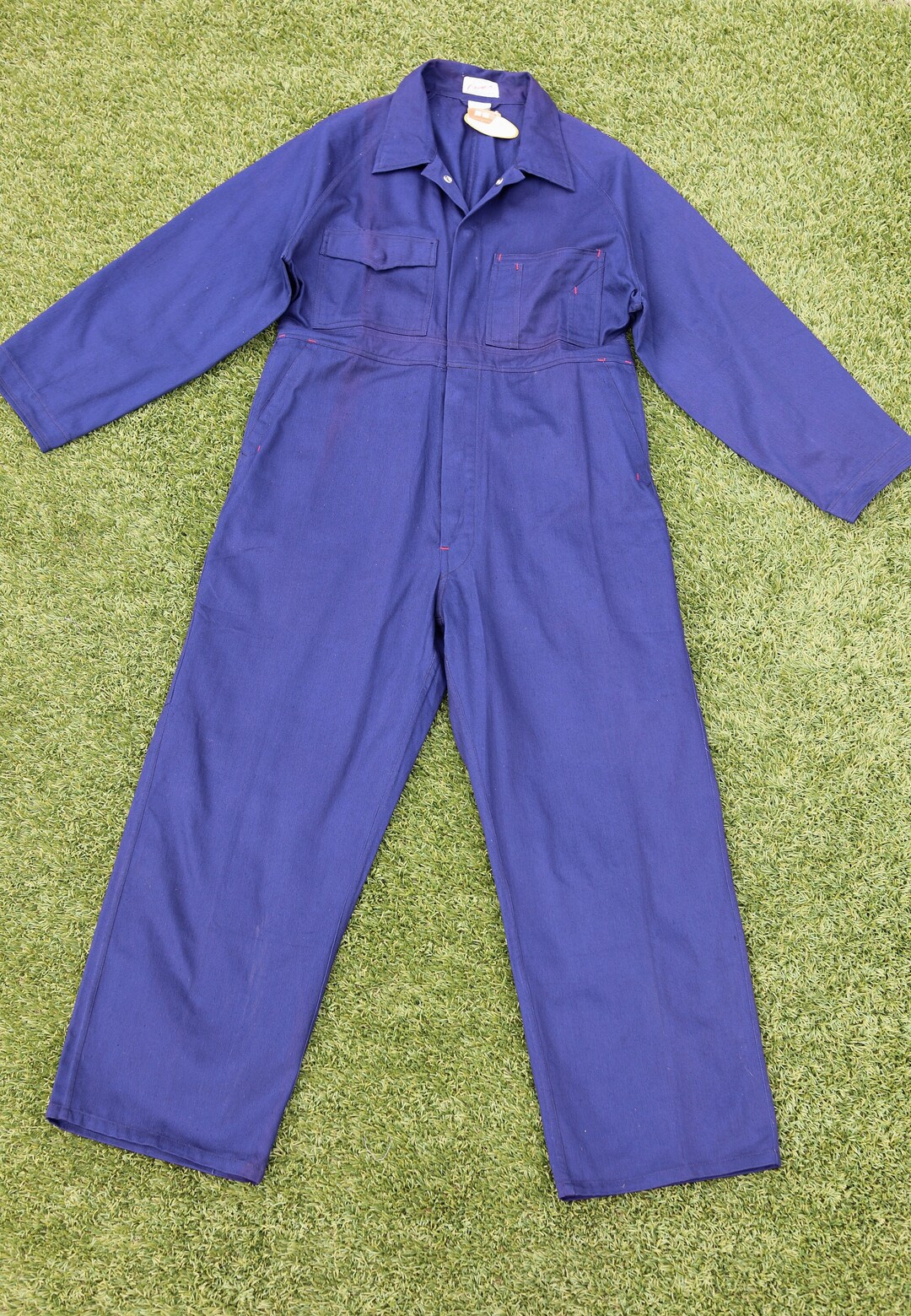 Vintage 1950s Mechanic Boiler Suit, Size 10-12 Ladies, Size Small Mens ...