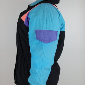 Vintage 90s Fluro Neon Ski Suit Jacket, Vintage Snow Suit Jacket, 90's ...