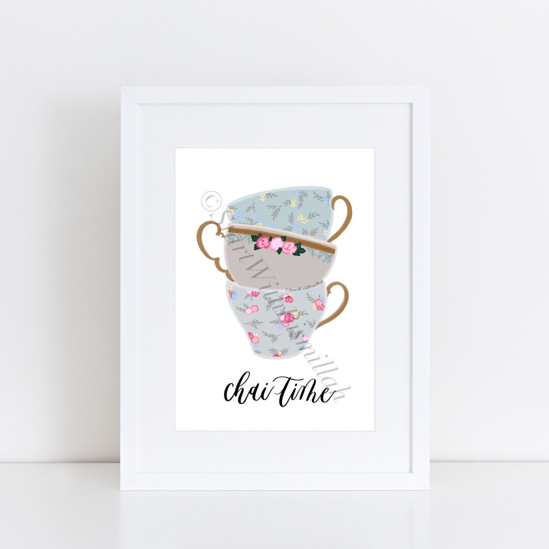 Chai Time - Print - Etsy