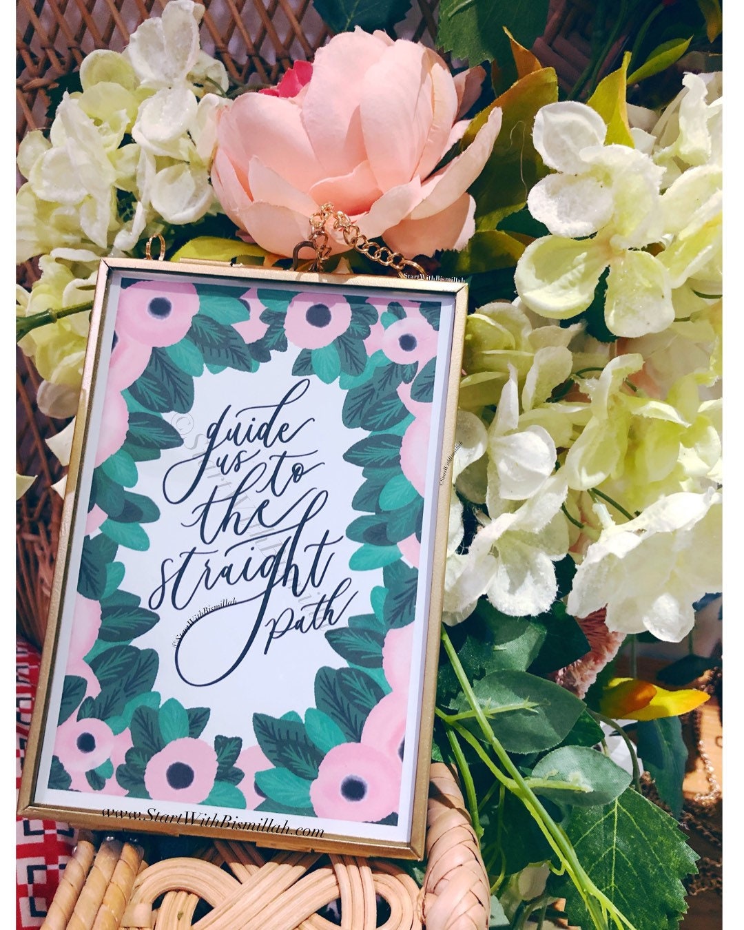 Guide Us - Floral Print - Etsy