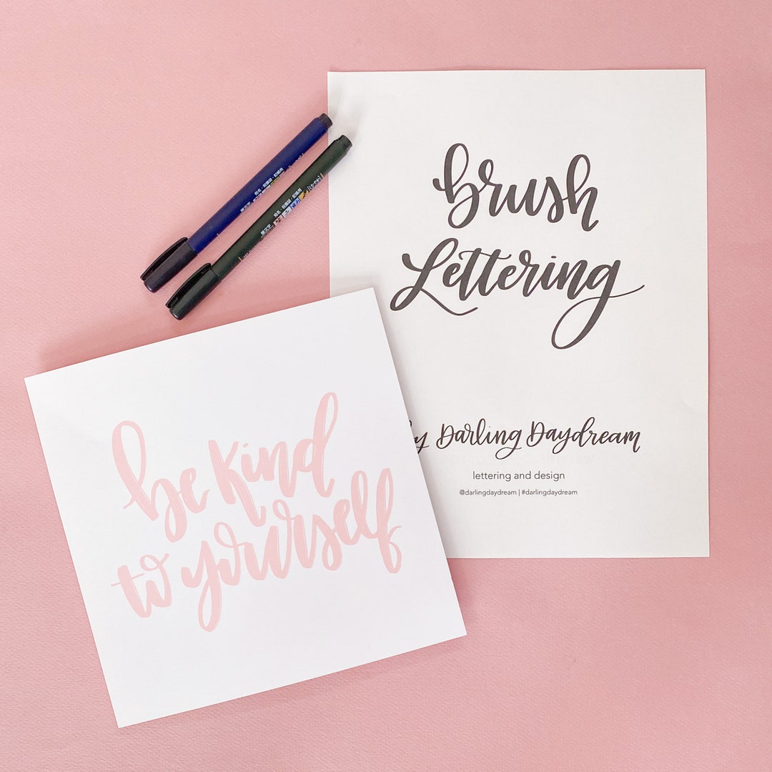 Modern Calligraphy Kit | Brush Lettering for Beginners - Etsy