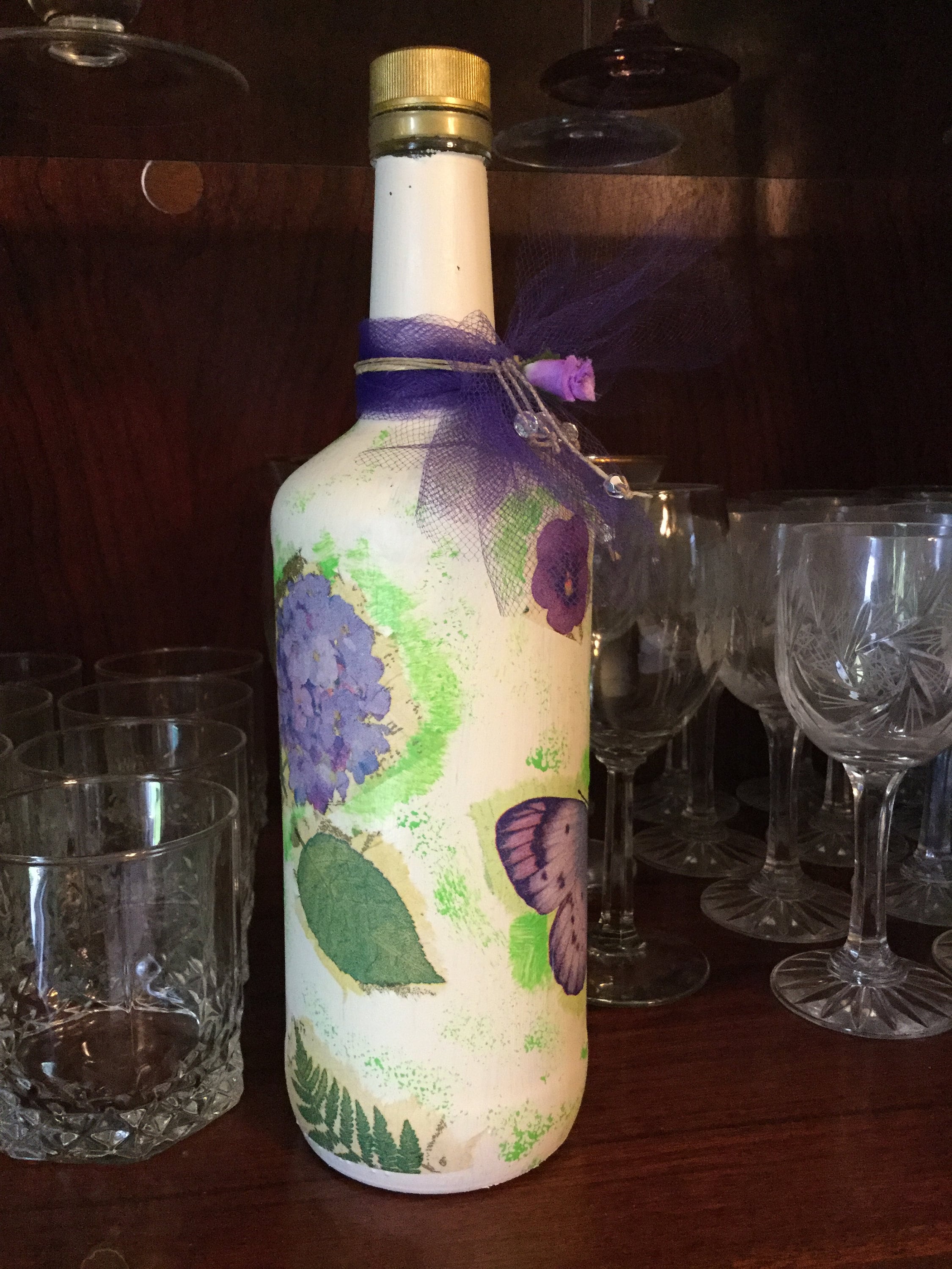 Hand Painted Bottles - Etsy