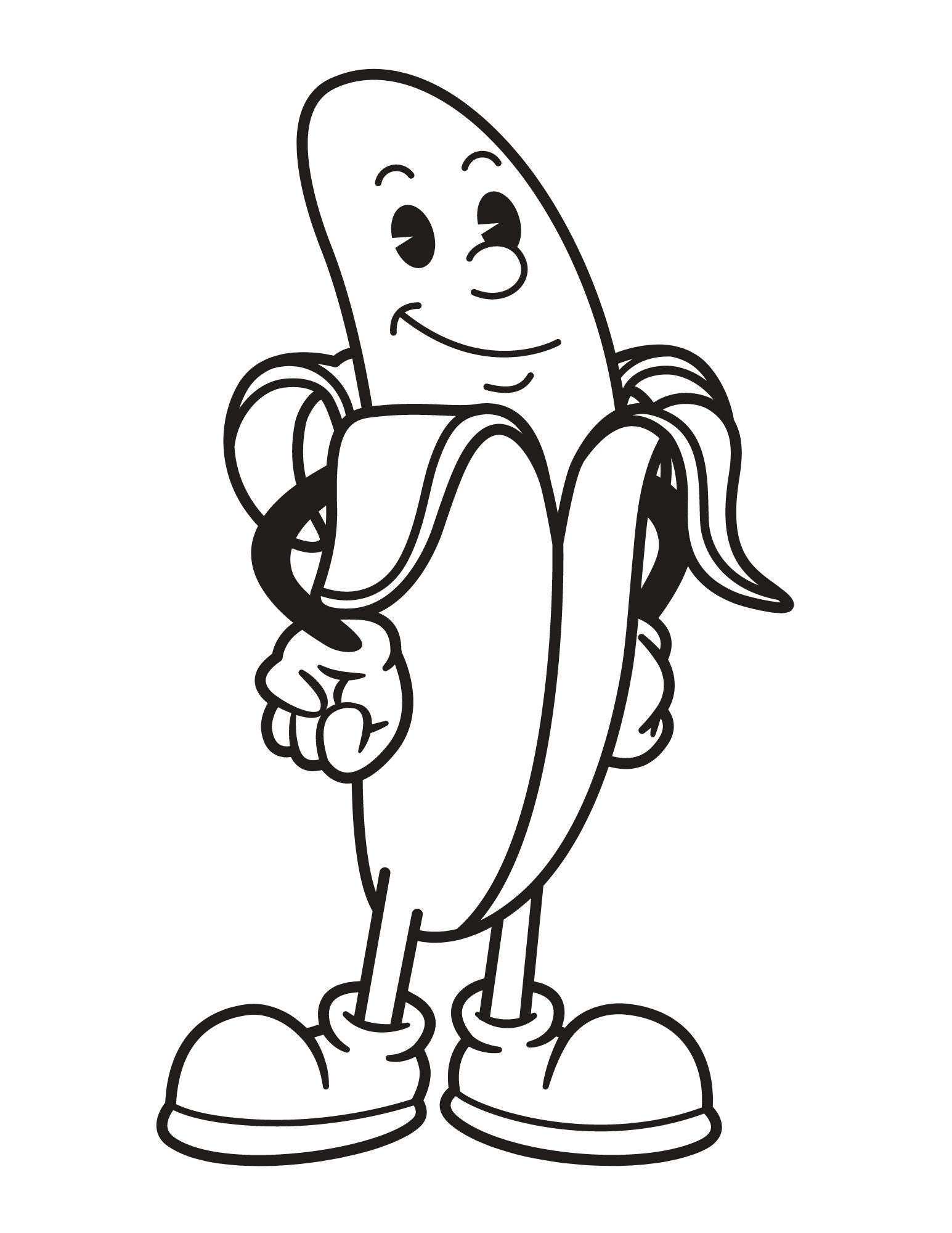 Food Cartoon Coloring Pages 10 Printable Pages | Etsy