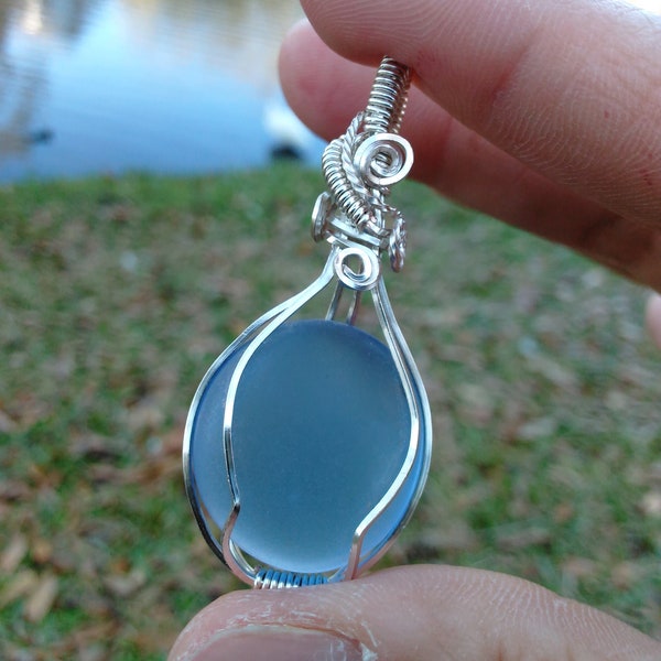 Wire Wrap Sea Glass - Etsy