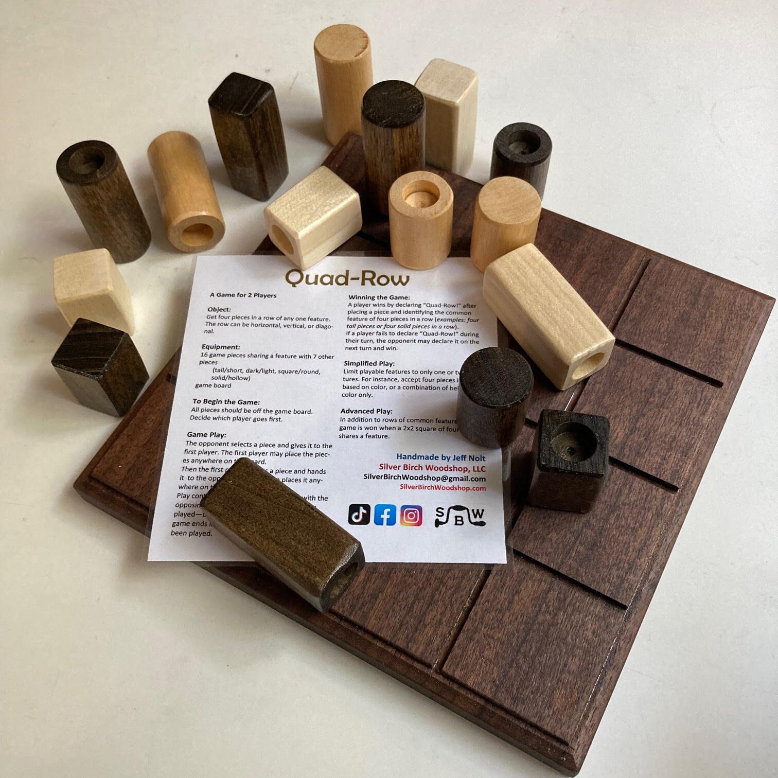 Quad-row/four in a Row Game Set Poplar Pieces in Drawstring Bag Family ...