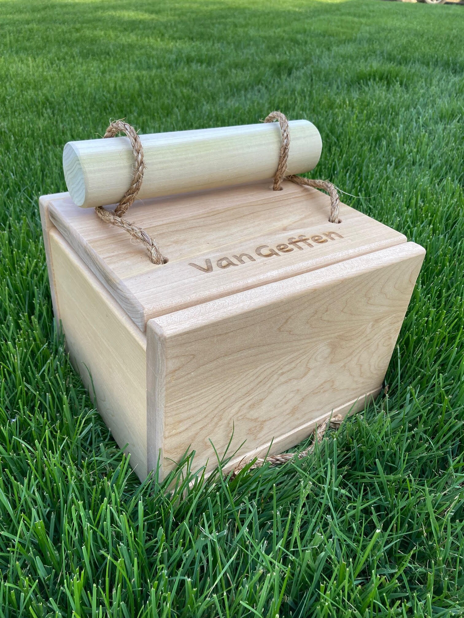 Personalized Deluxe Scatter Game With Hardwood Pins Box/rack ...