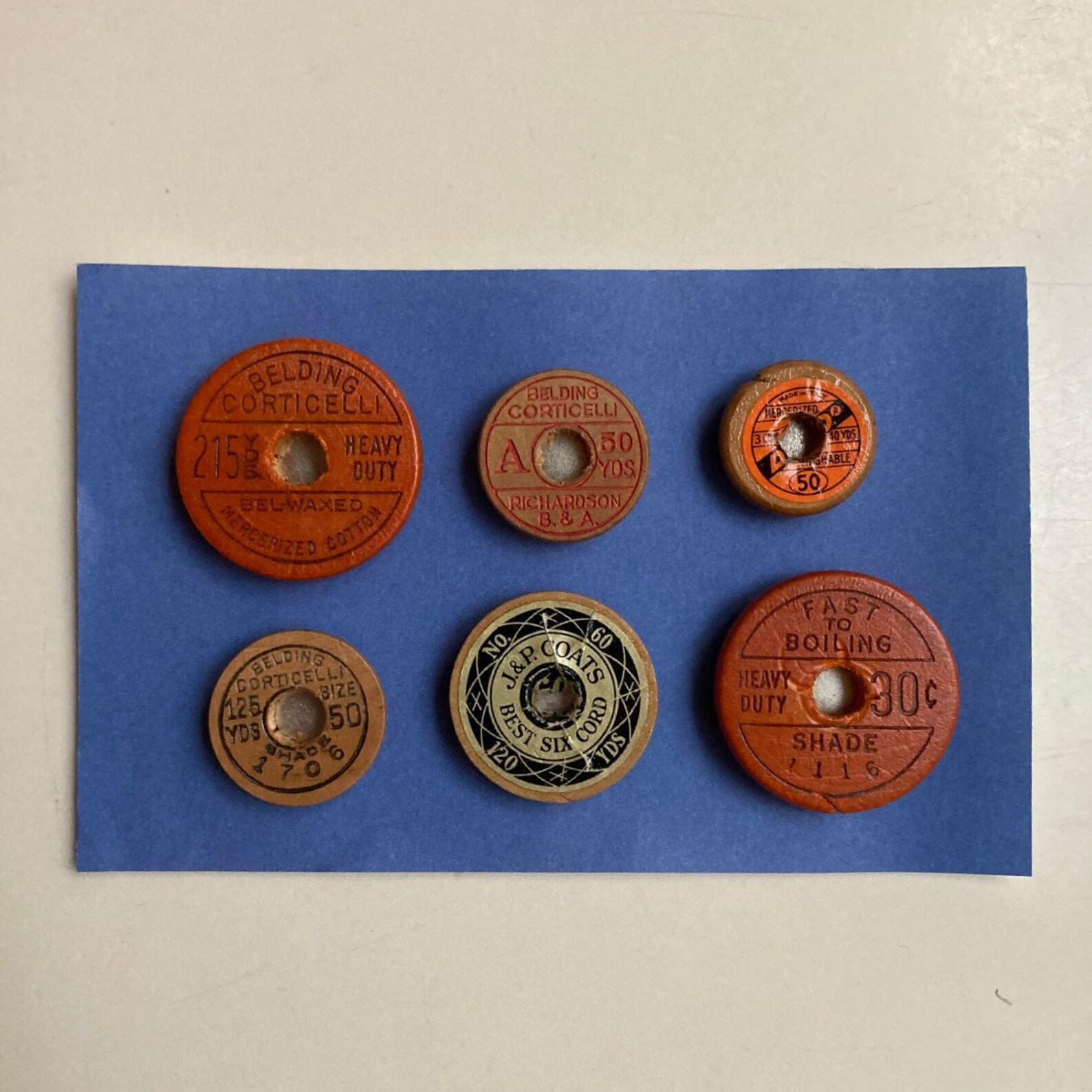 Magnets Made From Vintage Wooden Sewing Thread Spools set of | Etsy