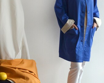 Blue spring coat | Etsy