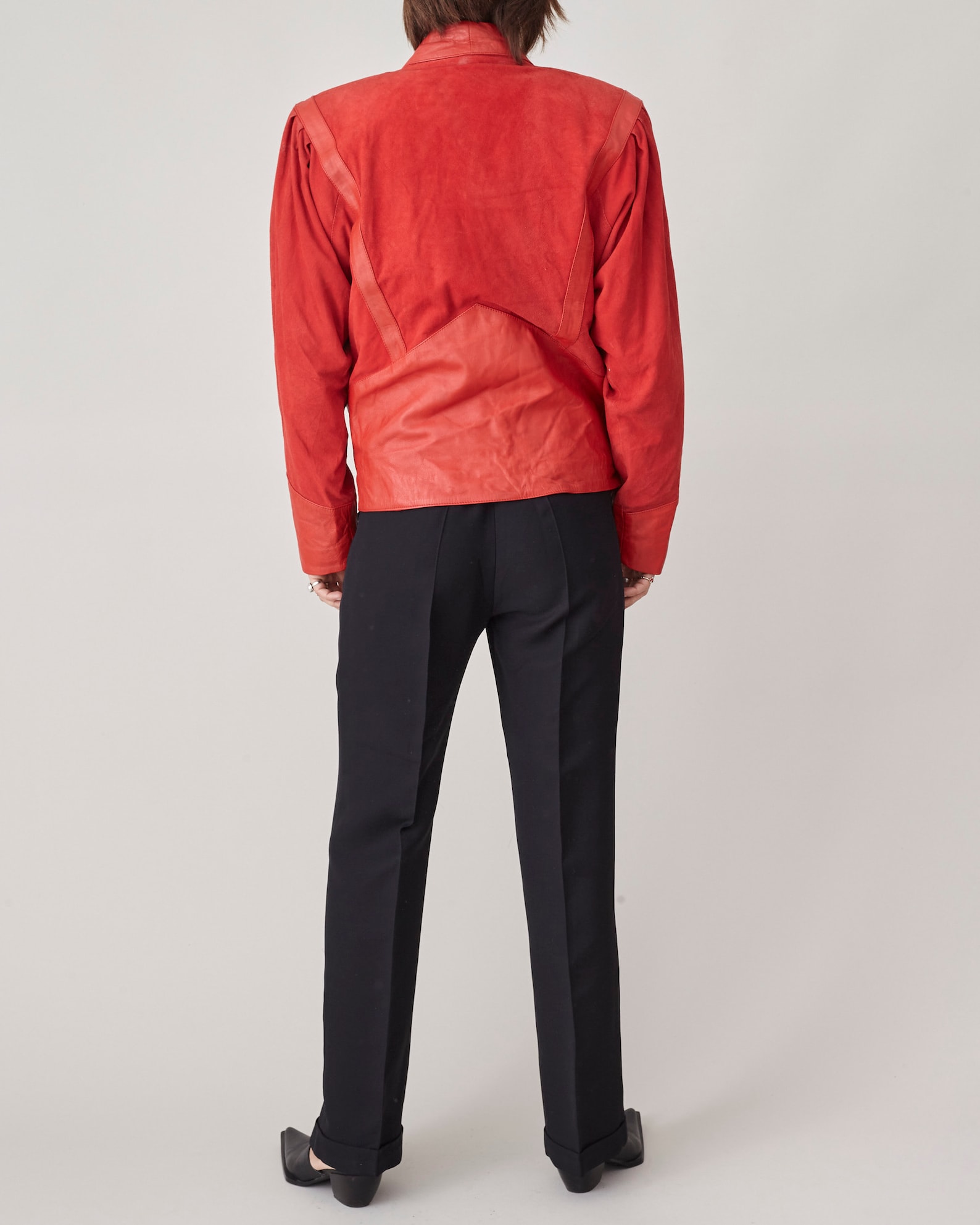 Vintage Red Leather Jacket for Women Fits S L Soft - Etsy