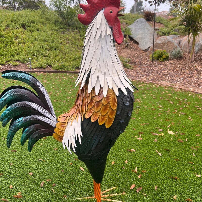 Metal Rooster - Etsy