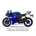 Yamaha YZF R6 - Motorcycle Motorbike Vector Graphic Digital Artwork ...