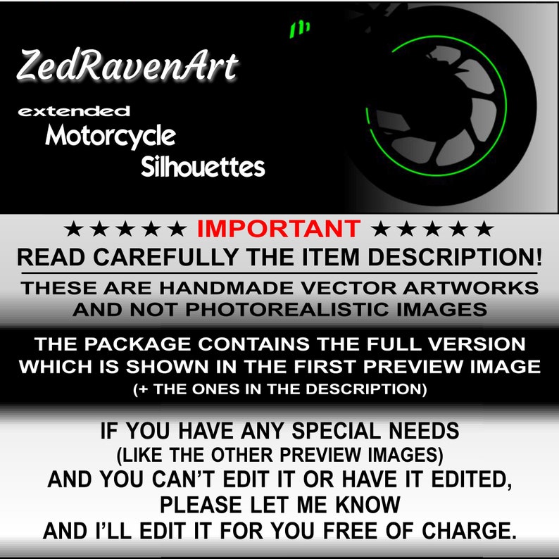Kawasaki Ninja ZX 10R - Motorcycle Motorbike Vector Graphic Digital ...