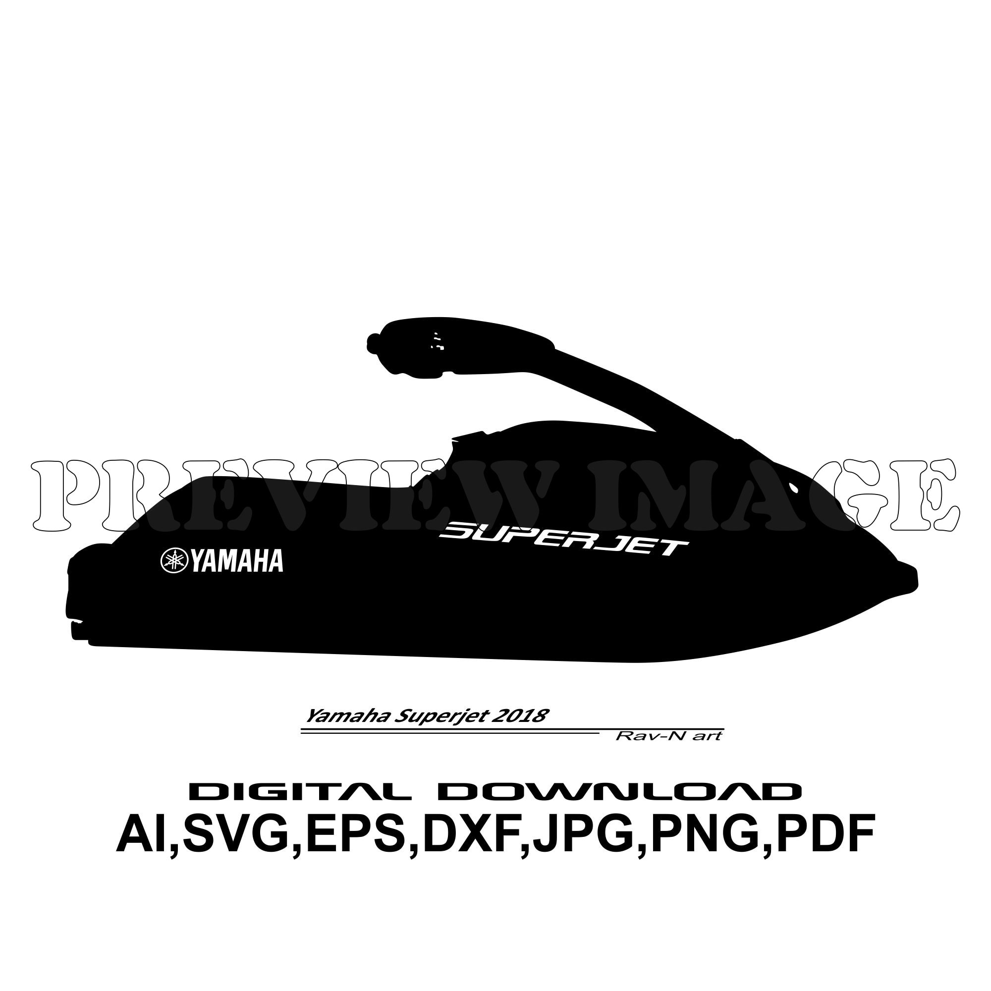 Yamaha Superjet Logo PWC Graphics