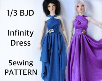 SEWING PATTERN BJD Yid SD16 Dress Long Female Gown Diy Outfit | Etsy