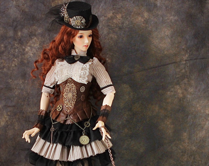 BJD Steampunk Costume Full Set Unique Bjd Outfit Clothes Doll - Etsy