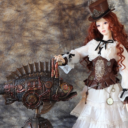 BJD STEAMPUNK OUTFIT Unique Sd Clothing Victorian Corset Doll - Etsy