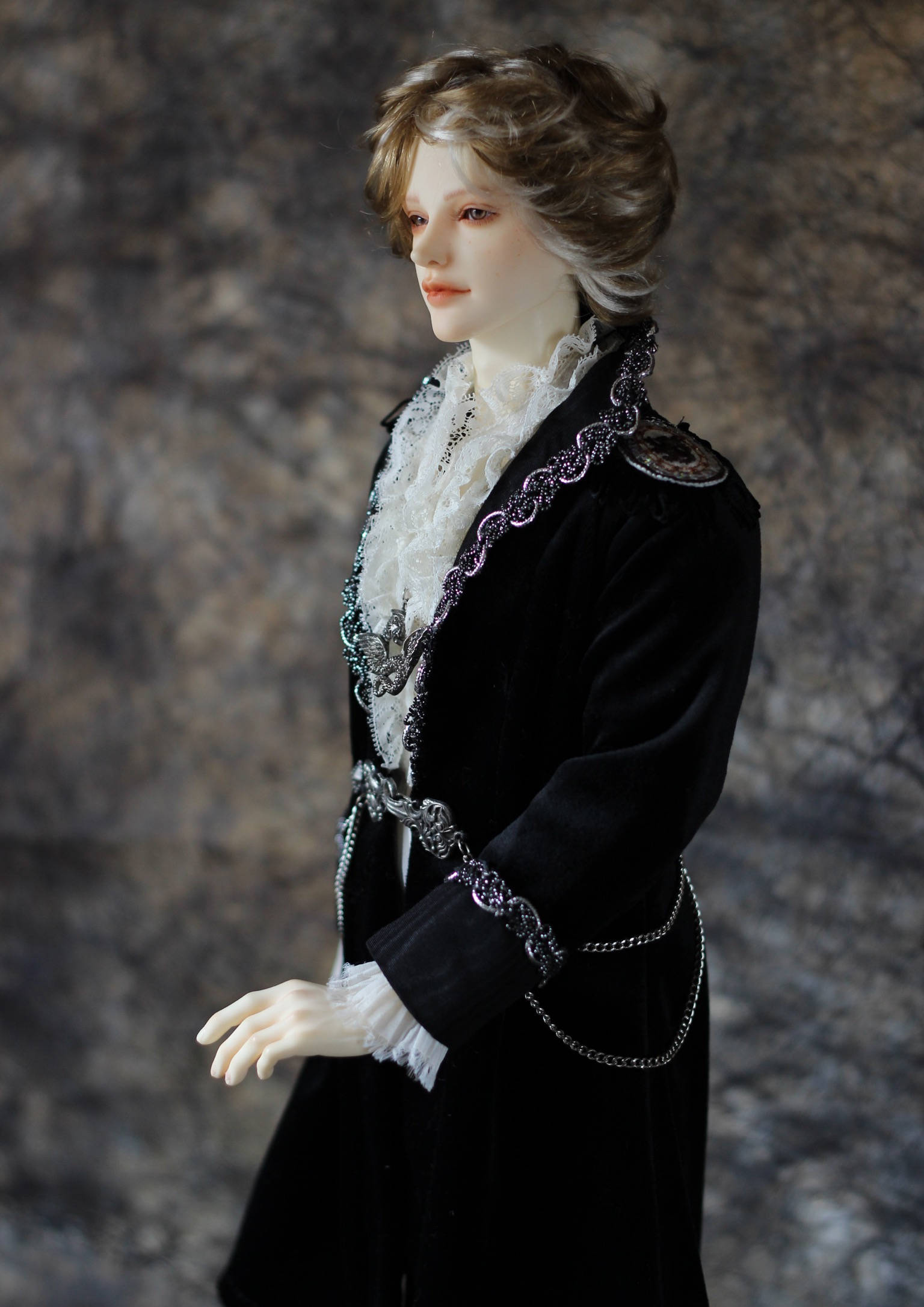 BJD GOTHIC OUTFIT Male Clothing Unique Doll Costume Romantic | Etsy
