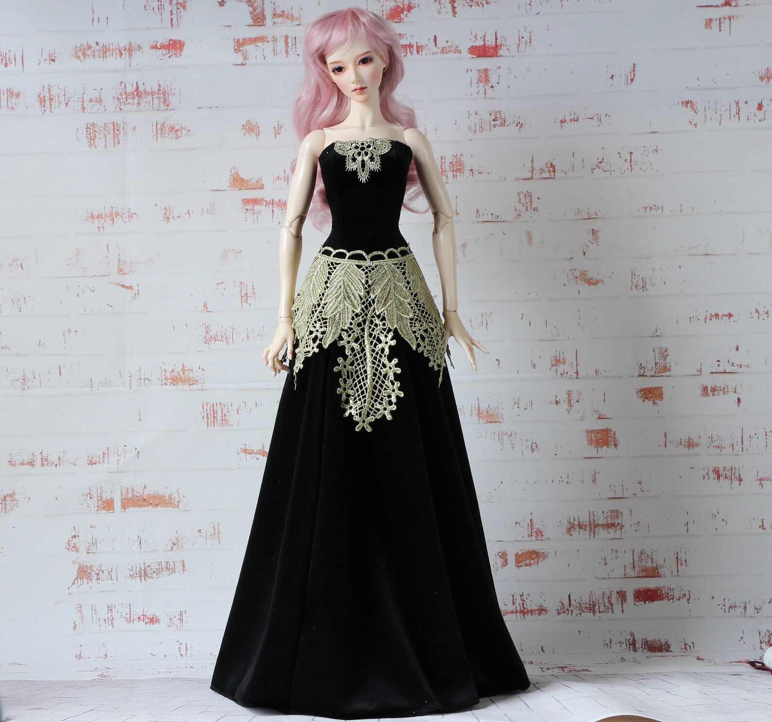 SEWING PATTERN BJD Yid SD16 Dress Long Female Gown Diy Outfit Clothes ...