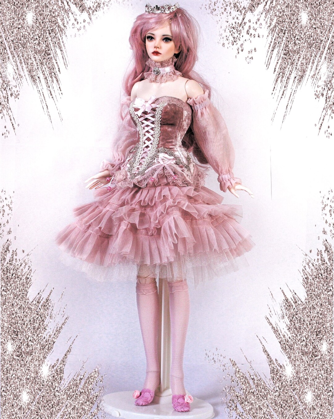 1/4 BJD FID Full Set, Dolls Corset, Bjd Skirt, Iplehouse Fashion Doll ...