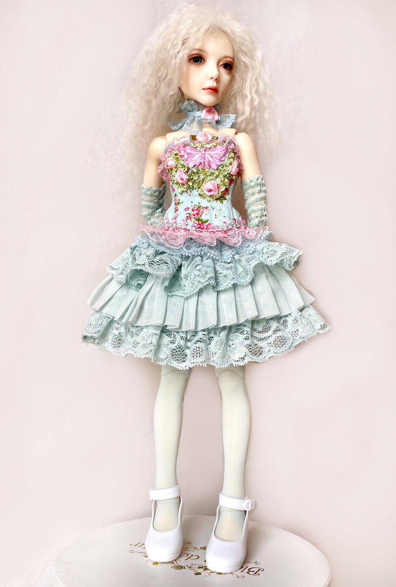 1/4 BJD MSD Princess Dress Floral Corset Dolls Clothing Bjd - Etsy