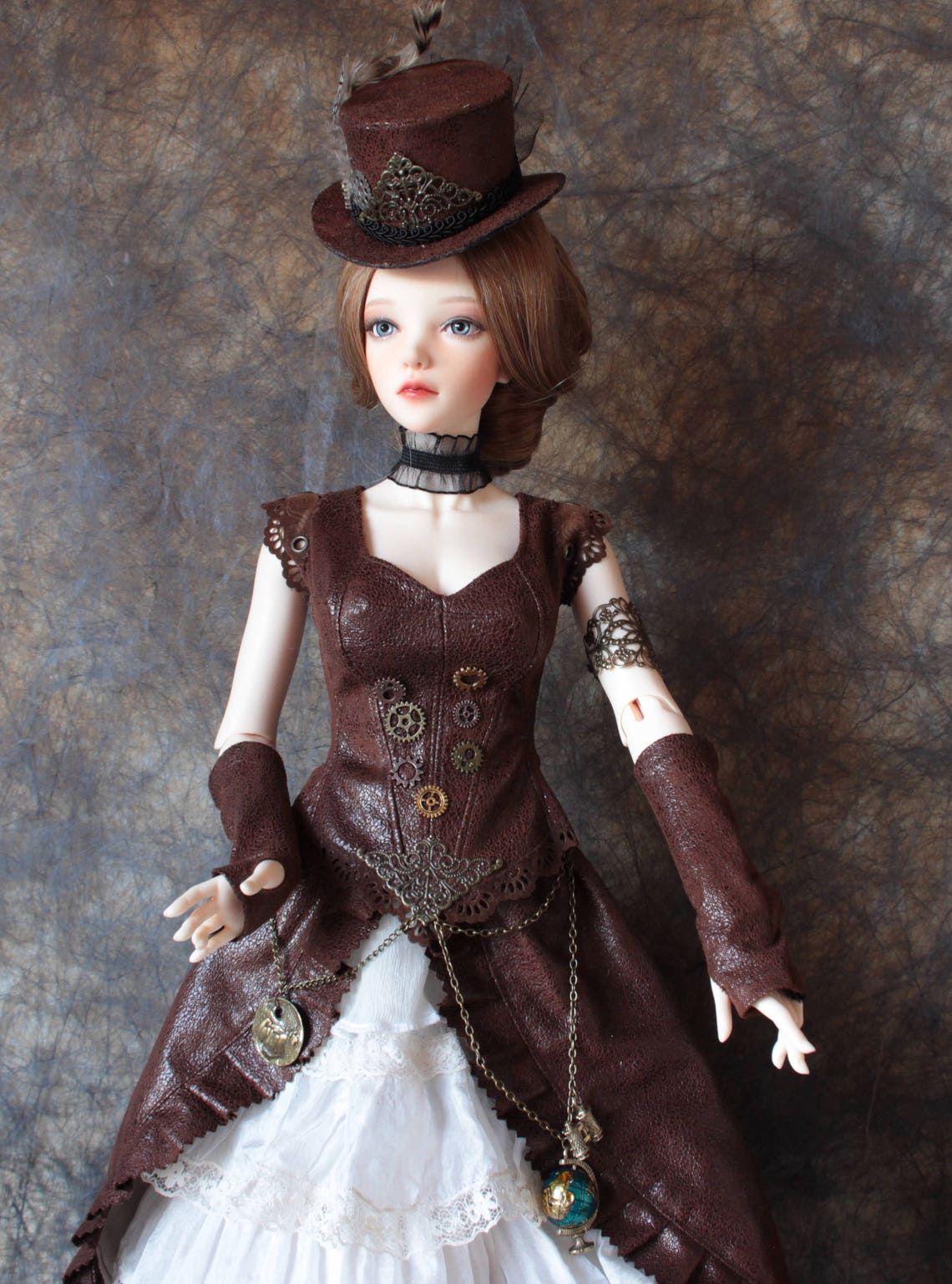 BJD Steampunk Costume Full Set Unique Bjd Outfit Clothes Doll | Etsy