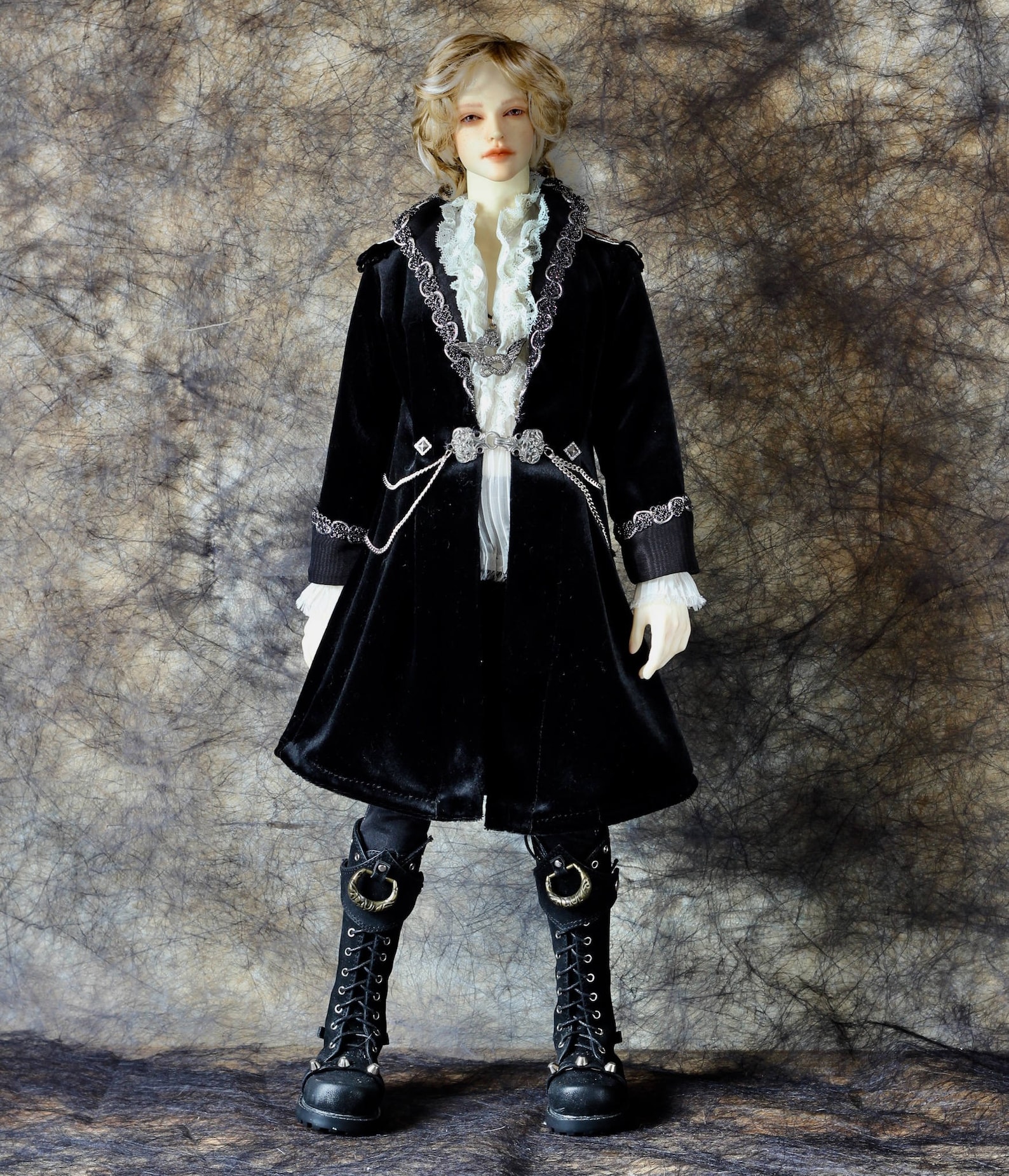 BJD GOTHIC OUTFIT Male Clothing Unique Doll Costume Romantic | Etsy