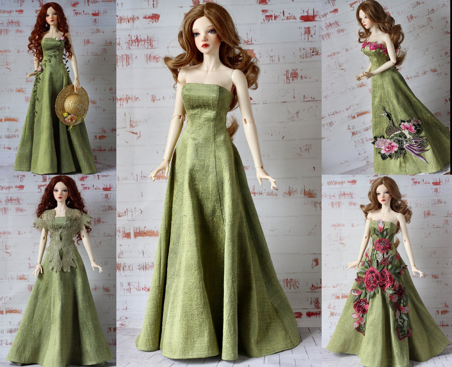 SEWING PATTERN BJD Yid SD16 Dress Long Female Gown Diy Outfit Clothes ...