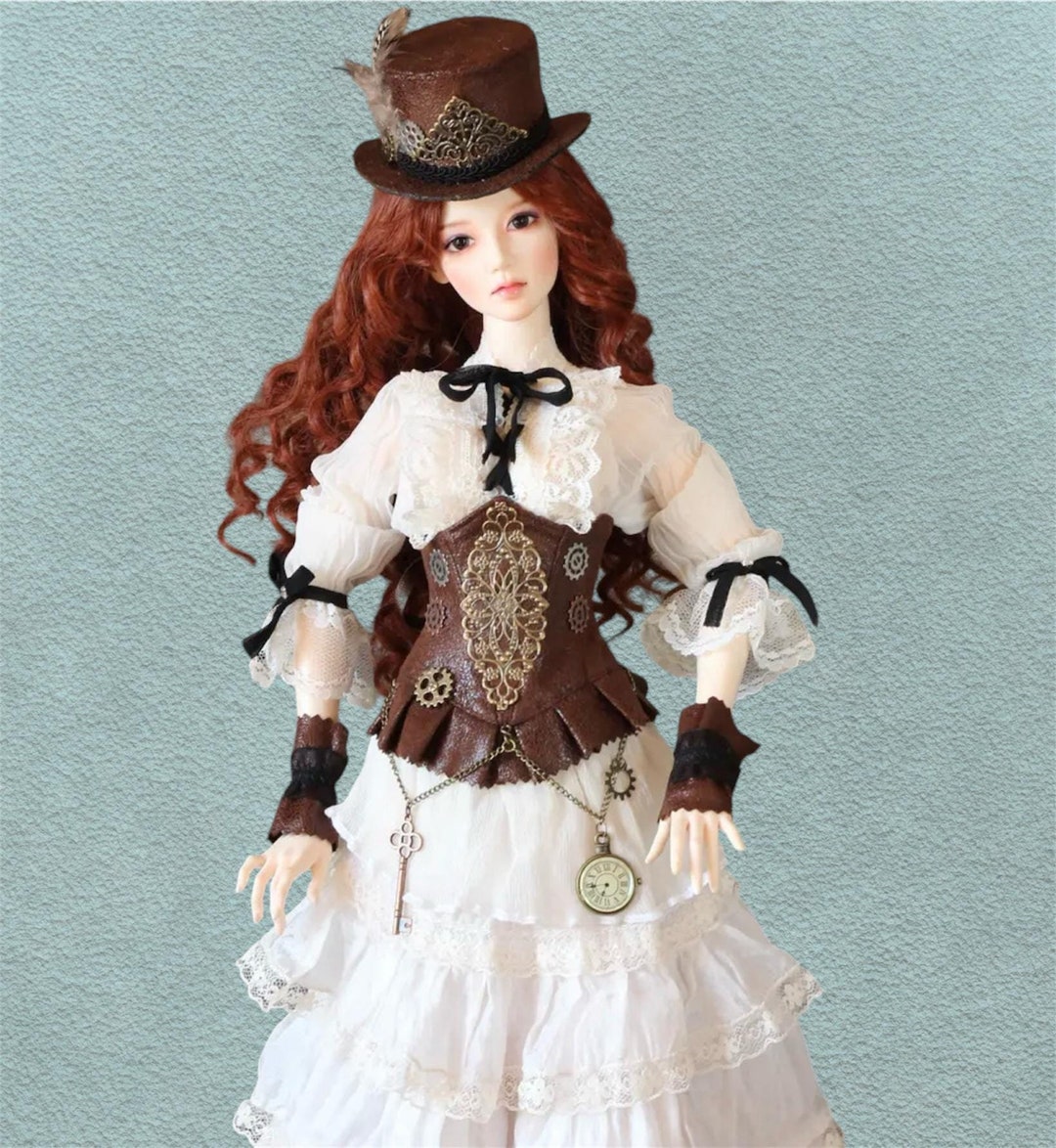 BJD Full Set: Steampunk Outfit, Corset, and Skirt for 1/3 Dolls - Etsy