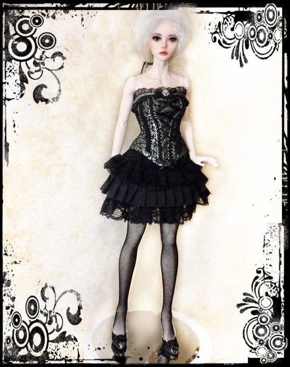 1/4 BJD FID Dress Gothic Dolls Corset Bjd Skirt Iplehouse - Etsy