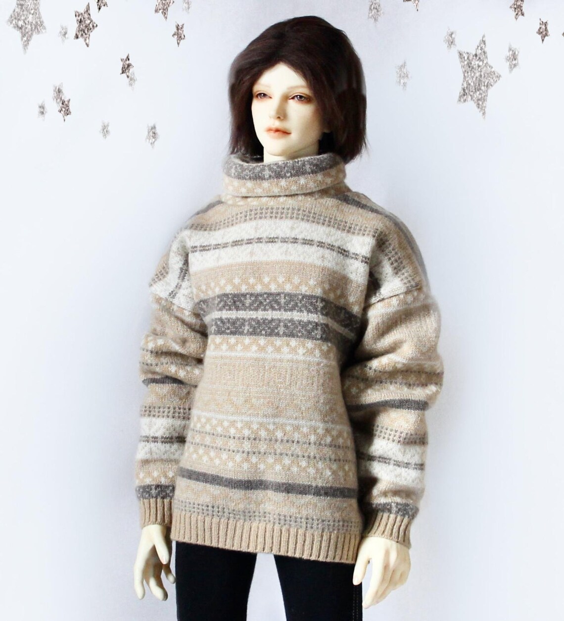 1/3 BJD OVERSIZED SWEATER Sewing Pattern Doll Sportswear Yid | Etsy