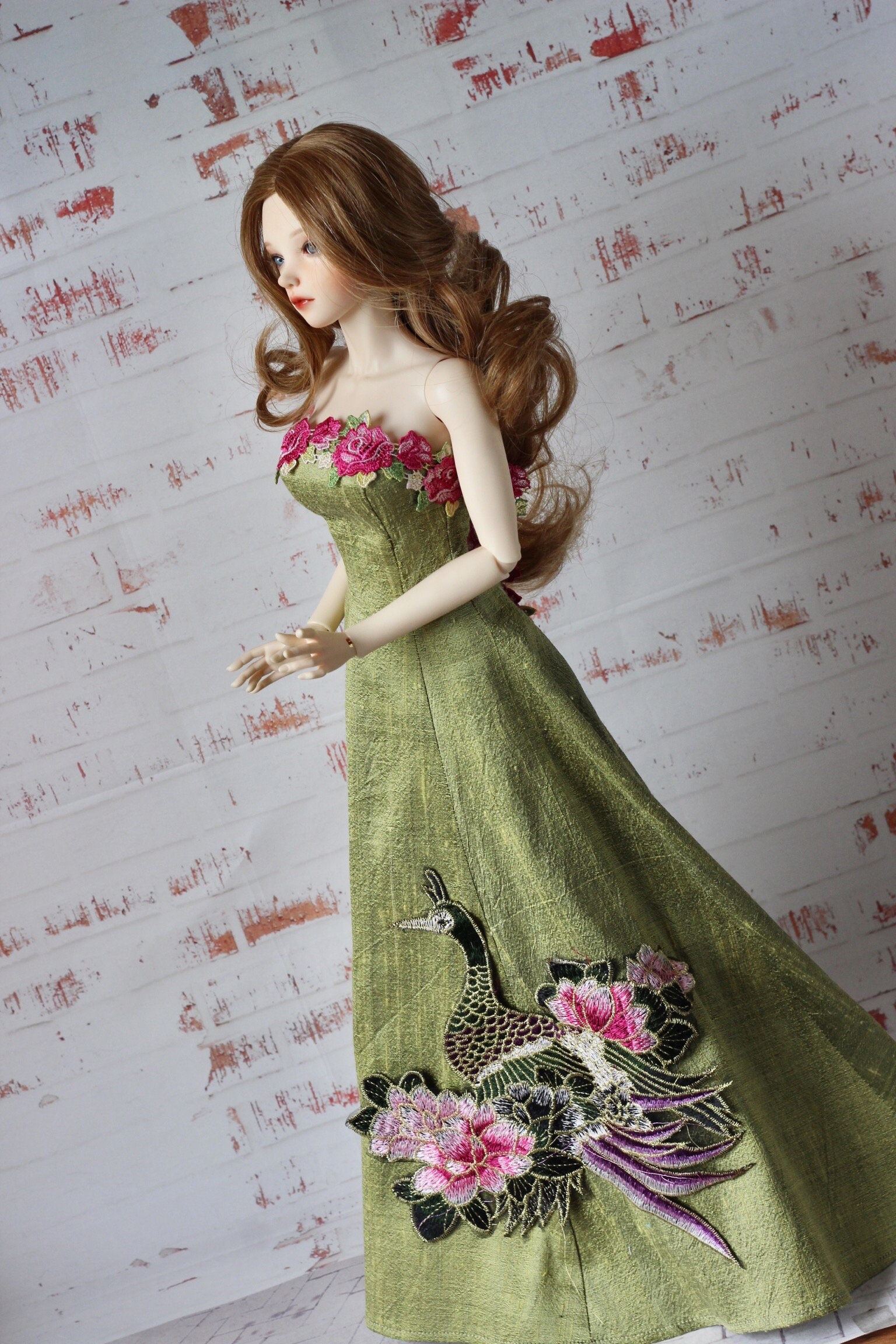 SEWING PATTERN BJD Yid SD16 Dress Long Female Gown Diy Outfit Clothes ...