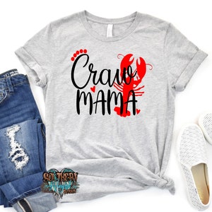 Craw Mama Crawfish Boil T-shirt | Unisex Bella Canvas Tee - Etsy