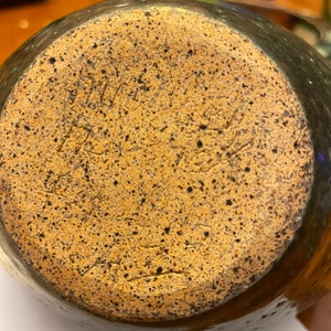 Michael Nowack Pottery Flower Frog Vase Bowl Signed Green - Etsy