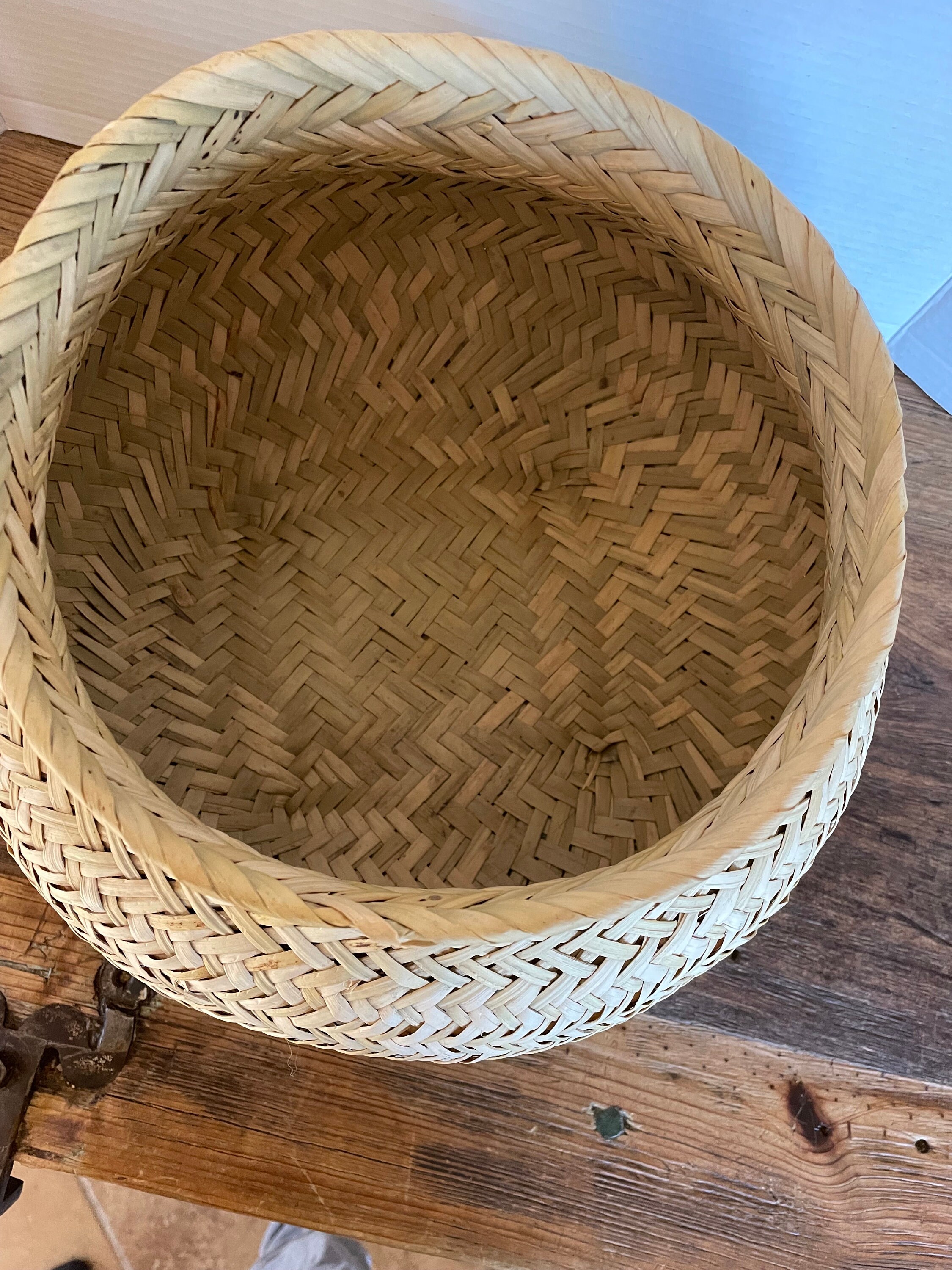 Vintage Raramuri Tarahumara Handwoven Double Weave Basket Native ...