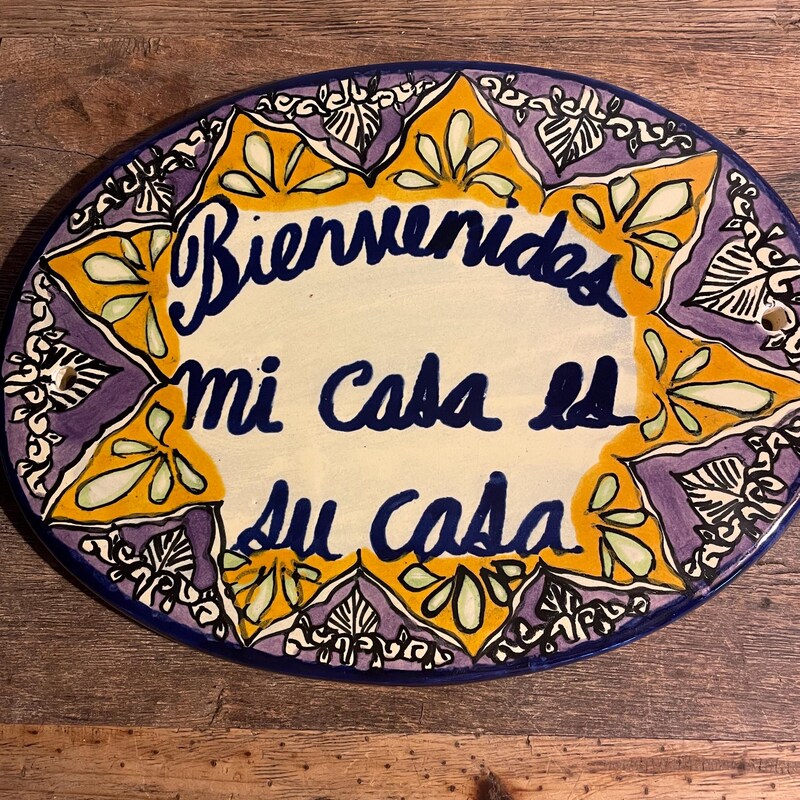 Spanish Welcome Sign - Etsy