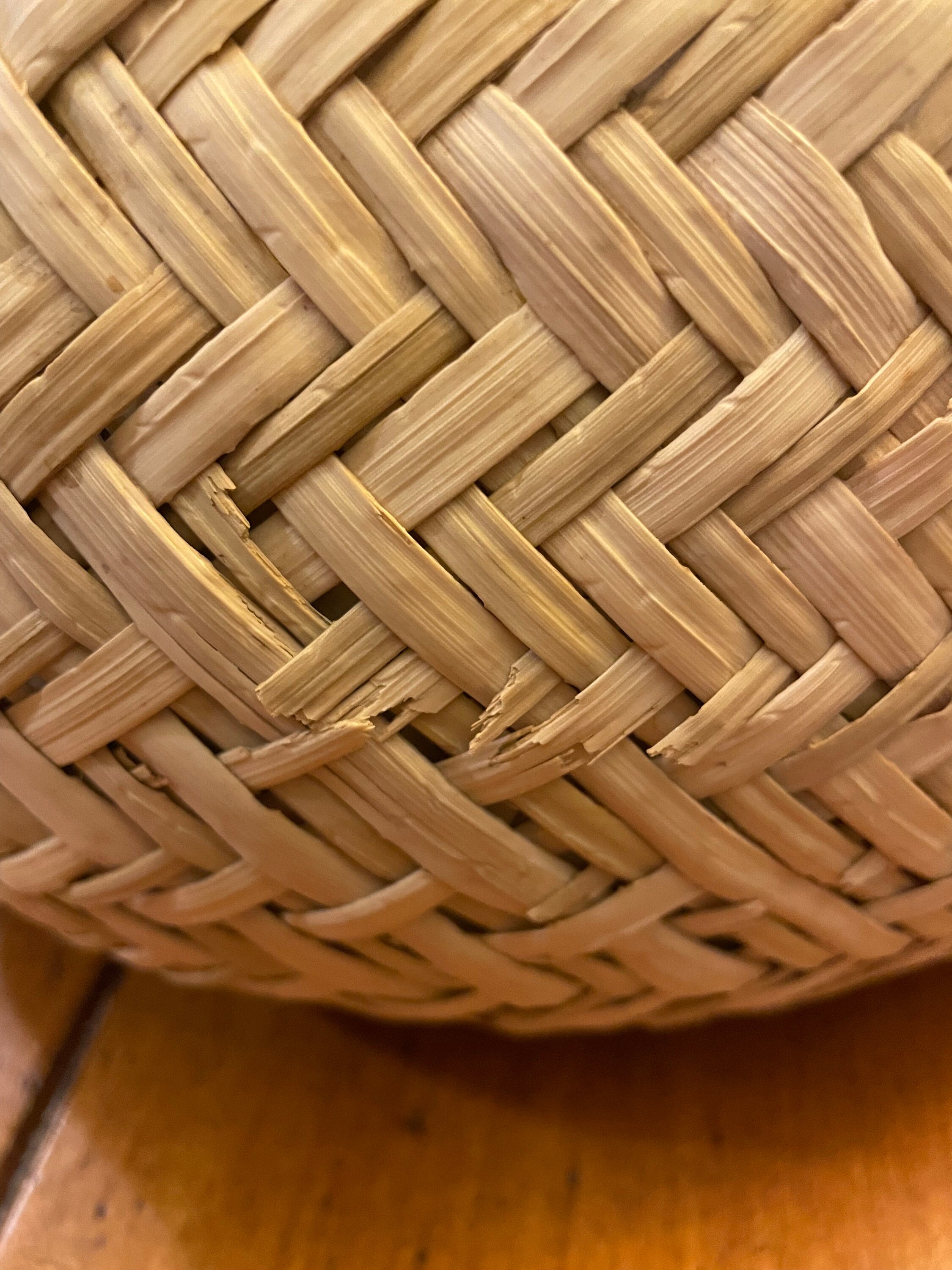 Vintage Raramuri Tarahumara Handwoven Double Weave Basket Native ...