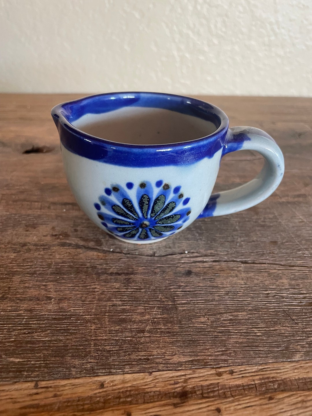 Ken Edwards El Palomar Creamer. Mexican Pottery. Blue and White. 4.5 X ...
