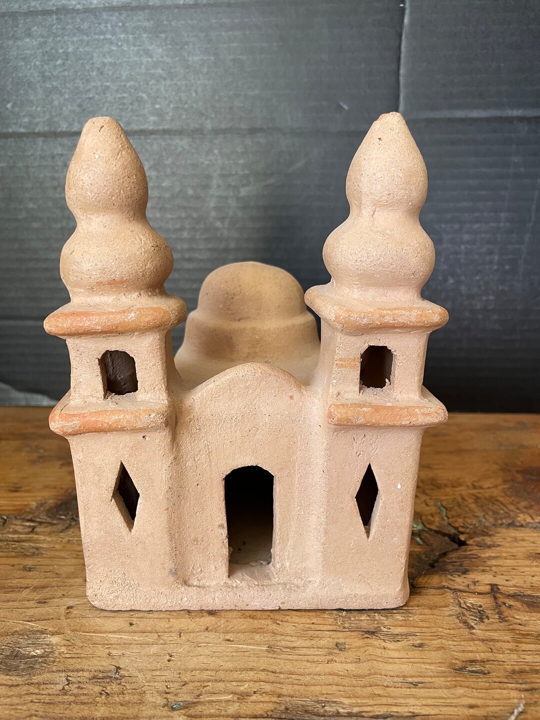 Vintage Mid-century Acatlan Puebla Mexican Terra Cotta Pottery Church ...